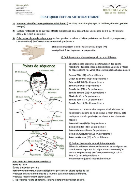 EFT - Libération émotionnelle - Arras - Pas-de-Calais - 62