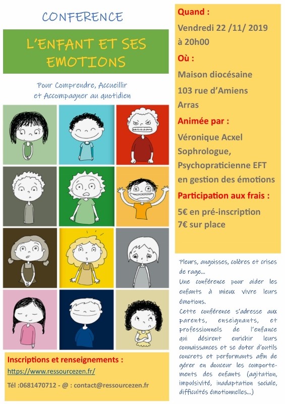 CONFERENCE L'enfant et ses Emotions